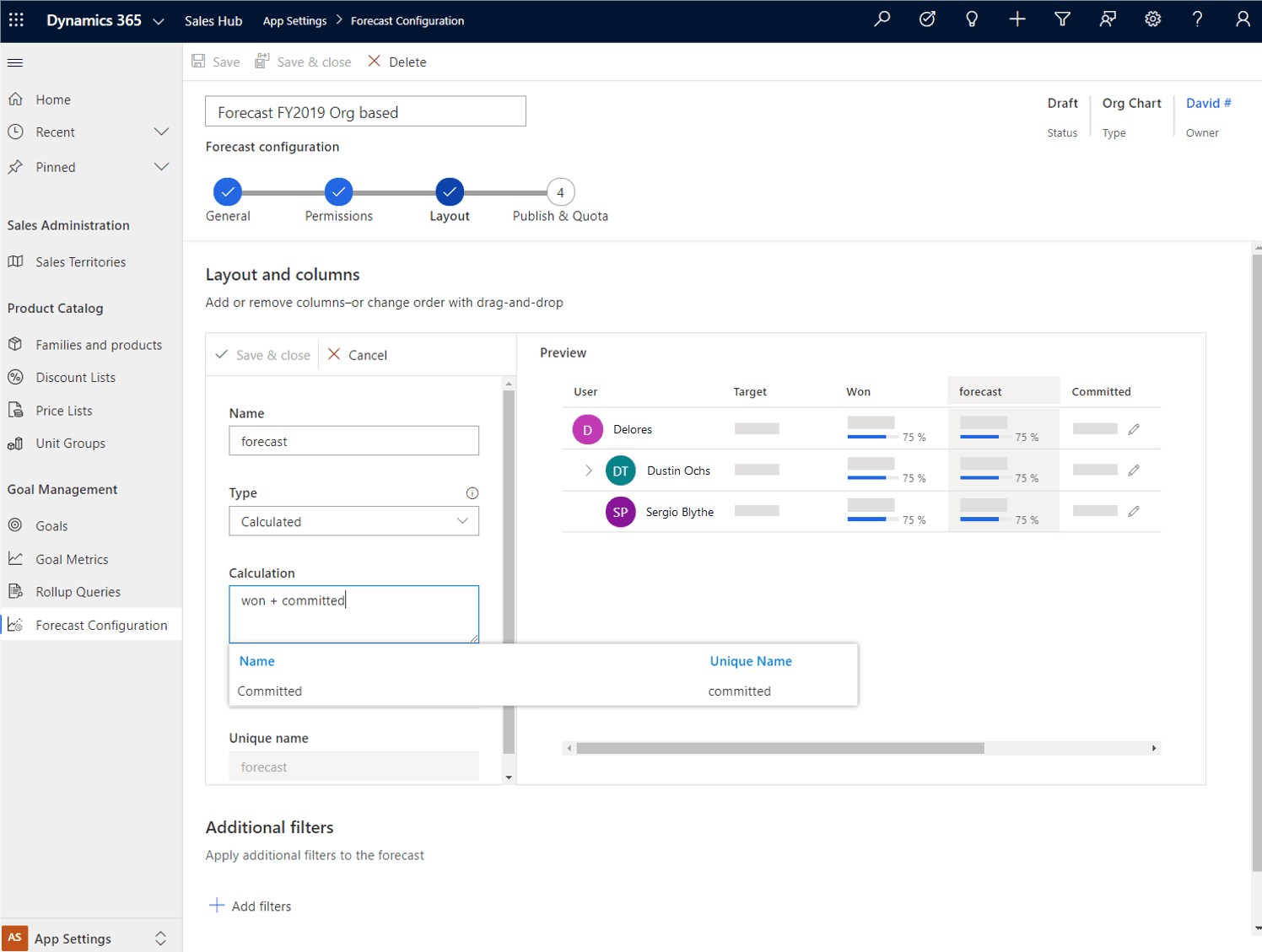 Conheça o Forecasting, o novo recurso do Microsoft Dynamics 365 Sales.